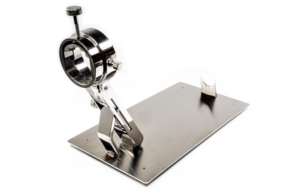 Simón folding articulated stainless ham holder made in Spain