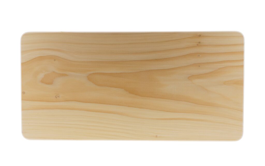Tabla madera Ginkgo rectangular de cocina para cortar alimentos