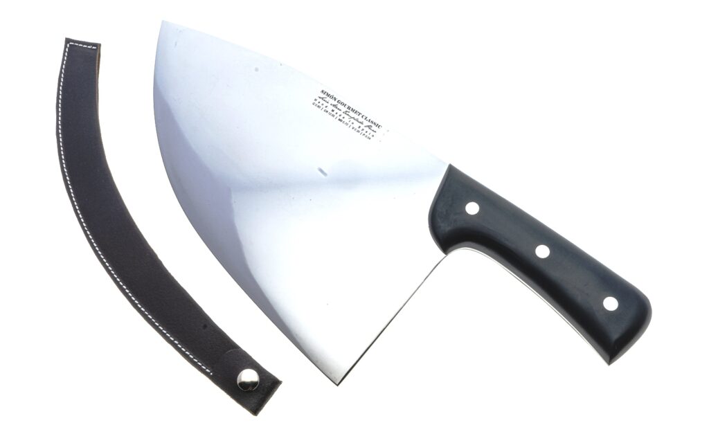 Fillet Knife Simón médium size with leather sheath made in Spain